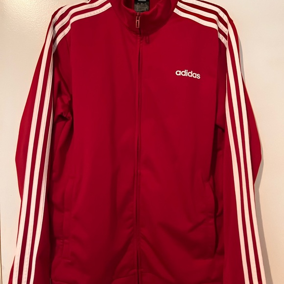 adidas | Jackets & Coats | Adidas Classic 3 Stripe Track Suit Jacket ...